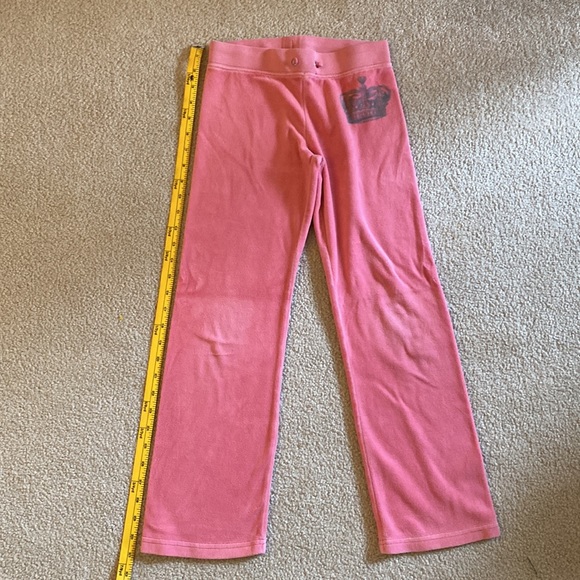 Juicy Couture | Bottoms | Juicy Couture Pink Jc Logo Pant Girls Size 7 ...